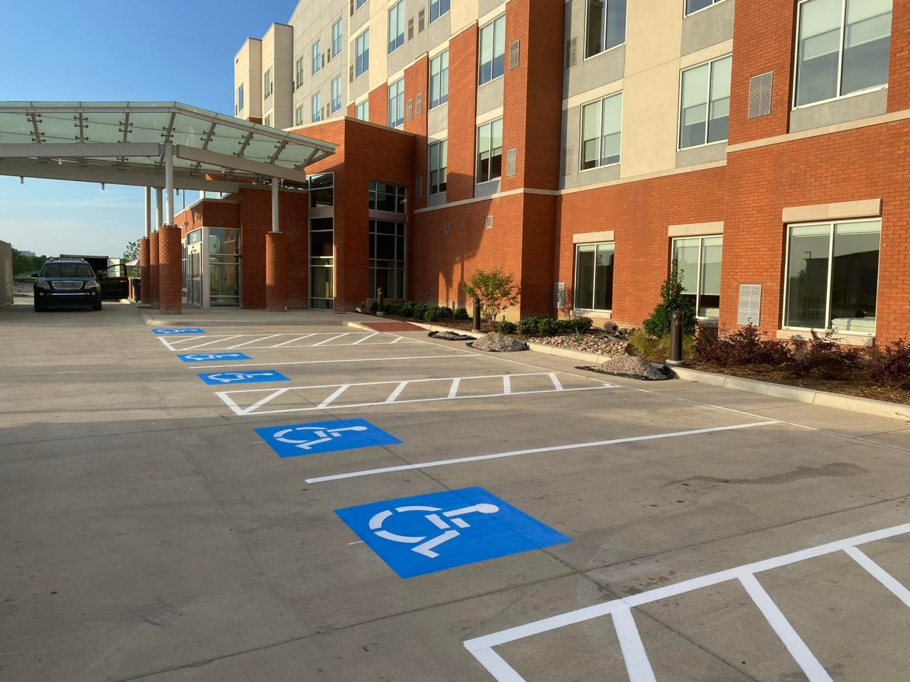 Parking Lot Striping | Fire Lane Striping | Handicap ADA Striping