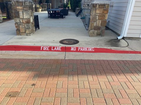 Fire Lane Striping | Fire Lane Stenciling | Fire Lane Compliance